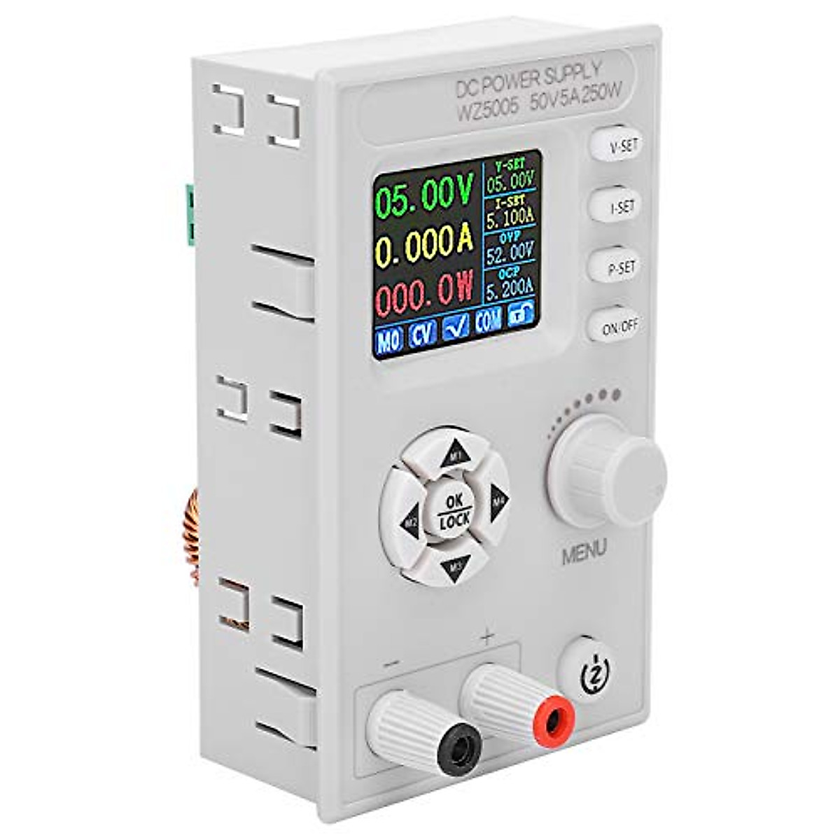 21 * 11 * 9 DC Regulated Power Supply Digital Control Adjustable LCD Screen 4 Digit Display DC6-55V WZ5005 Adjustable Power Supply DC Variable Power Supply