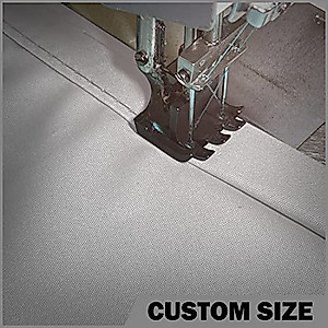 ShadeMart 14' x 14' Grey Square Waterproof Sun Shade Sail Canopy Awning, 95% UV Blockage & Water Resistant smTADS14, Outdoor Backyard Patio Garden Carport - We Make Custom Size