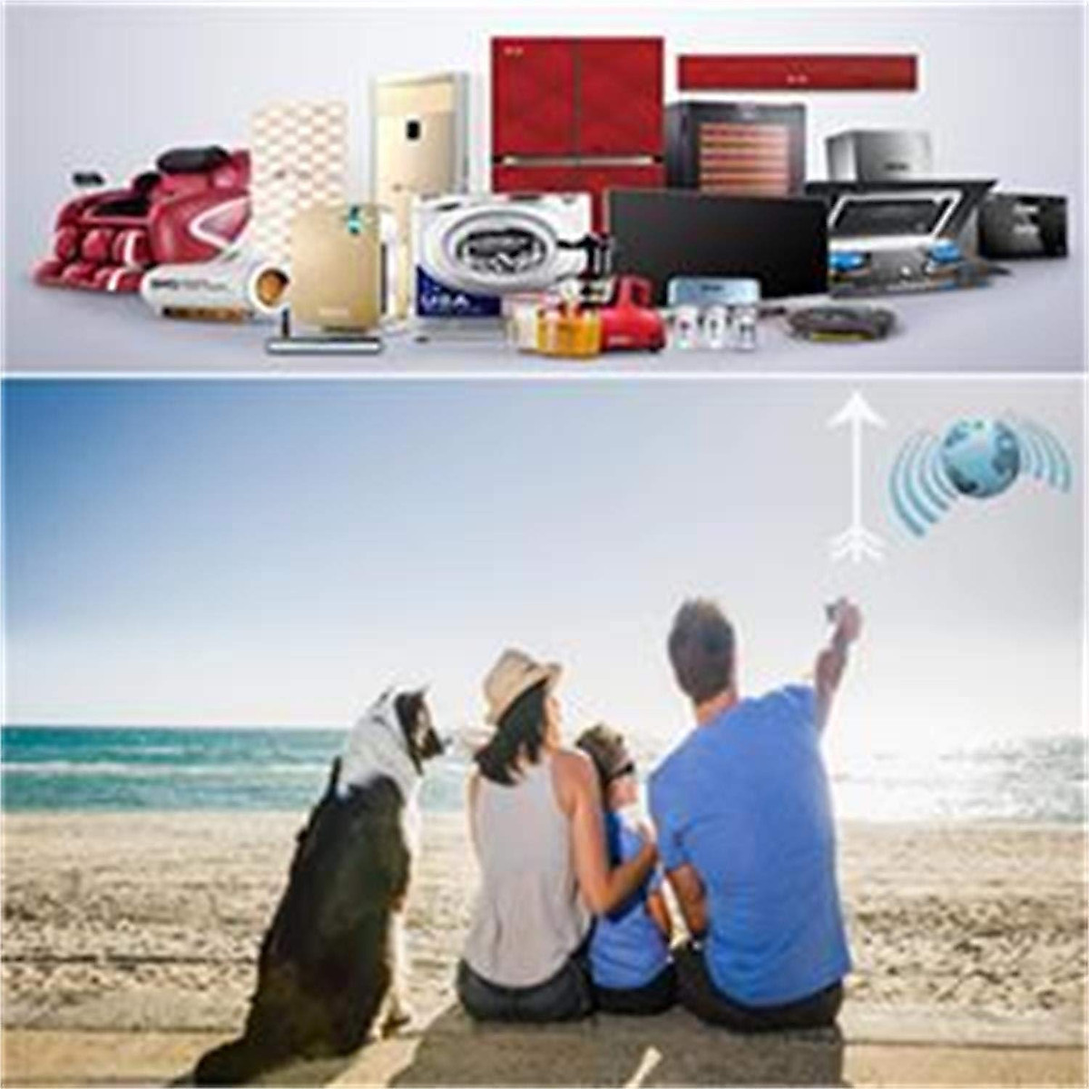 Xenon Smart Power Strip,WiFi Smart Multi Outlet Surge with 4-Outlet 4-USB with 5-Foot Cord, Work with Alexa and Google Home,Black