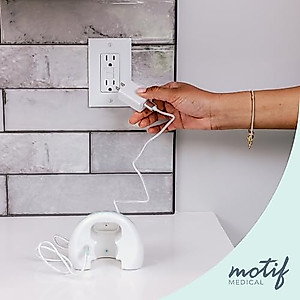 Motif Medical Aura Hands Free Portable Breast Pump, Wearable Double Breast Pump - Lightweight, Wireless, Battery Operated,12 Suction Levels, Holds 4+ oz, Pairs with App