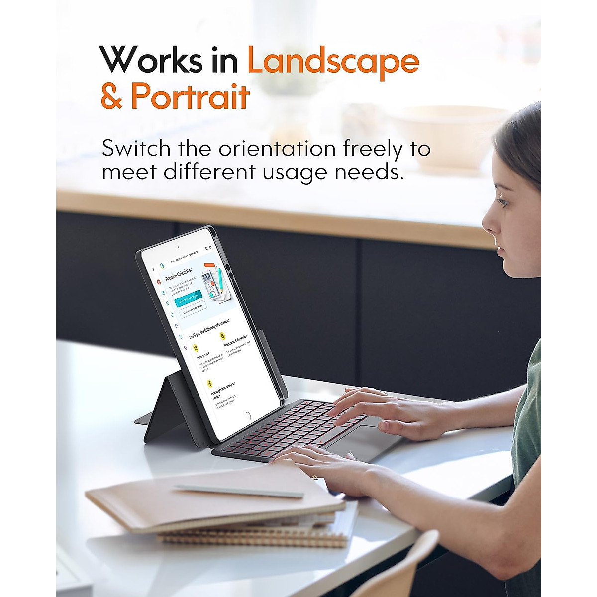 CHESONA for iPad Pro 11 Inch Case with Keyboard (M4) 2024, Magnetic Detachable Keyboard with 7-Color Backlit, 2 Bluetooth Channels, Touchpad & Pencil Holder, Precise Cutouts Case for iPad Pro 11 inch