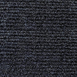 House, Home and More Indoor Outdoor Carpet with Rubber Marine Backing - Nautical Blue - 6 Feet x 10 Feet