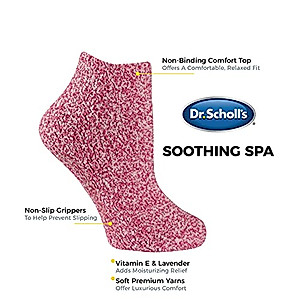 Dr. Scholl's Women's 2 Pack Advanced Relief Ankle Socks with BlisterGuard, White, Shoe Size: 8-20