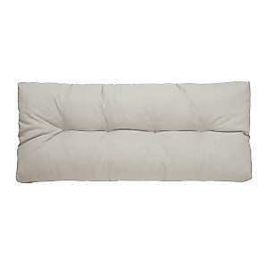 FUNHOME Outdoor Bench Cushion 45 x18 inch with Non-Slip Grips,Waterproof Porch Swing Cushion,Bench Pillow Pads,Tufted Cushions for Patio Garden Furniture,45" Seat Cushions Indoor(Linen Brown)