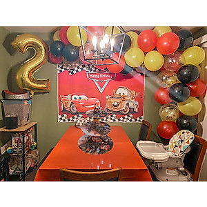 Race Car Cupcake Stand 3 Tier Red Car Theme Cake Stand Party Decoration,Racing Truck Party Cupcake Tower Boy Baby Shower Happy Birthday Supplies