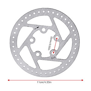 Scooter Rotor Brake Kit,Electric Scooter Disc Brake,Metal Disc Brake Device Set Brake Line Handle Electric Scooter Brake Accessories for Xiaomi M365 Electric Scooter Accessories Kit