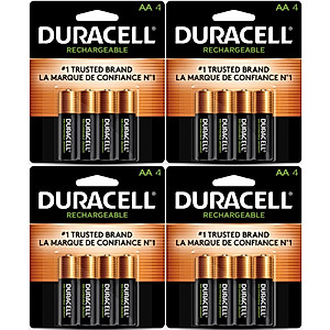 Duracell 16 X NEW AA Batteries Rechargeable NiMH Precharged 2400mAh