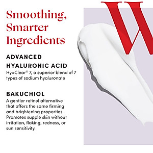 Womaness Overnight Magic Night Face Cream - Anti Aging Night Cream & Menopause Moisturizer - Hydrating Hyaluronic Acid Moisturizer & Bakuchiol Retinol Alternative for Fine Lines & Wrinkles (1.7oz)