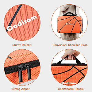 Toy Organizer Storage Case Compatible with Bakugan Figures, BakuCores and Small Dolls, Mini Toys Container Carrying Box with Mesh Pocket (Bag Only)