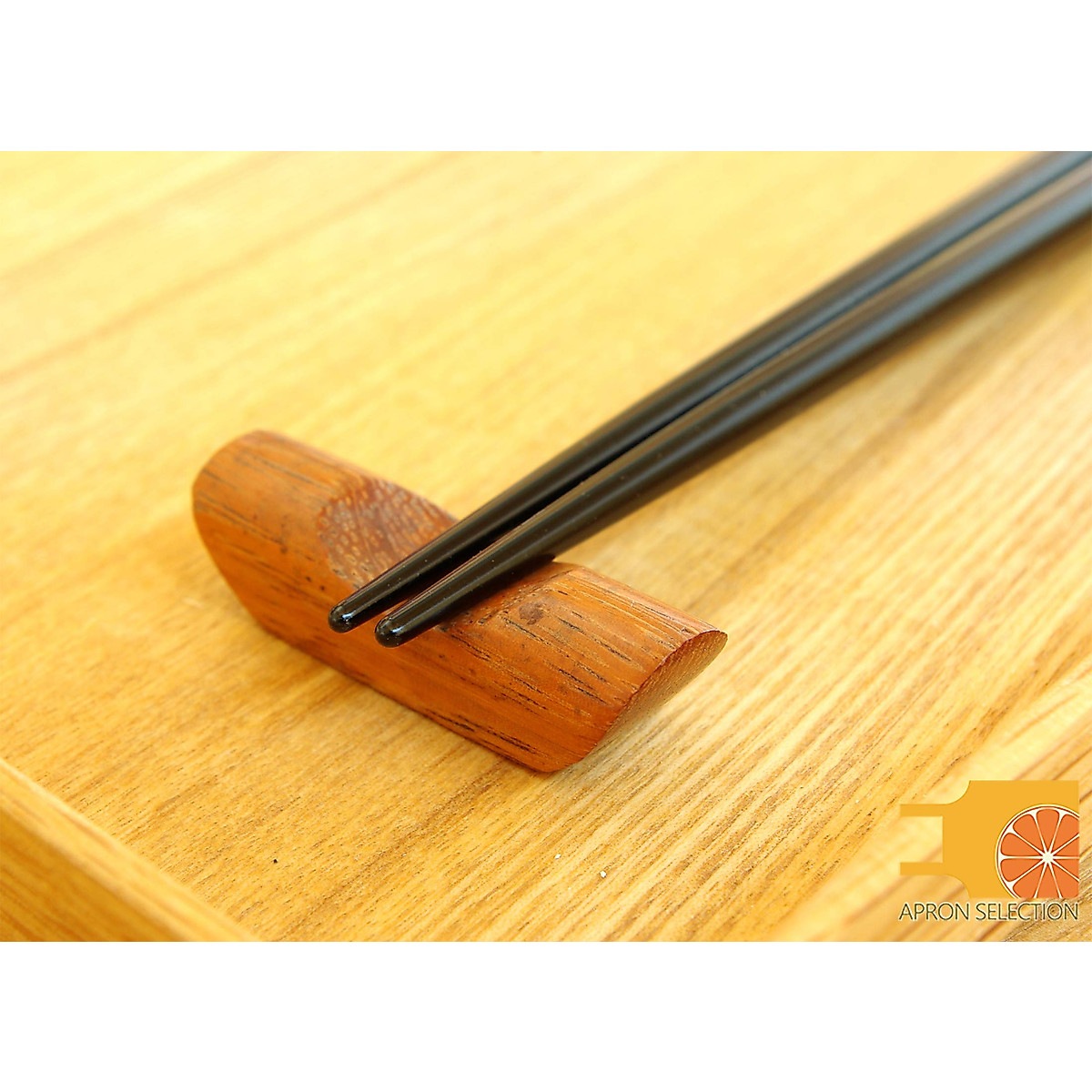 Hashimoto-Kousaku Wajima Japanese Natural Lacquered Wooden Chopsticks Reusable in Gift Box, Seasonal Scenery Naminotori (Black) Made in Japan, Handcrafted