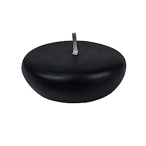 Zest Candle 24-Piece Floating Candles, 2.25-Inch, Black
