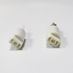 MEELYHOMEZQA Upgraded Bidet Toilet Seat Bumpers Toilet Seat Buffe Toilet Lid Bumpers Close Hinges Lid Reducers Connectors, 5.63x1.81cm, Counterclockwise Style