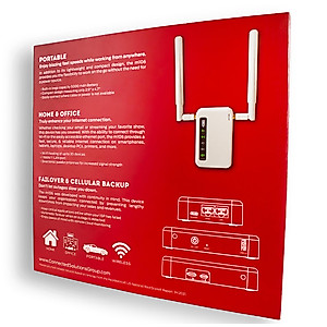 CSG m106 LTE Gateway Router, Verizon 4G LTE Compatible Router, Built-in Failover and Hours of Backup Battery Power