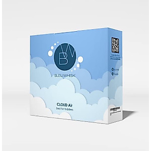 BleuWhisk Inflatable Toddler Travel Bed - Airplane Bed for Kids, Airplane Seat Extender for Kids - Plane Bed for Toddler Baby Air Mattress, Toddler Blow Up Bed with Sides Pump and Belt, Kids Aero Bed