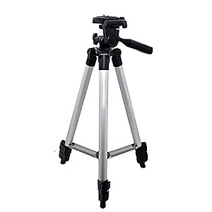 50 Inch Aluminum Camera Tripod for Canon, Nikon, Sony, Samsung, Olympus, Panasonic & Pentax + eCost Microfiber