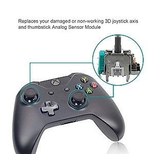 2 X 3D Controller Joystick Axis Analog Sensor Module Replacement for Xbox One