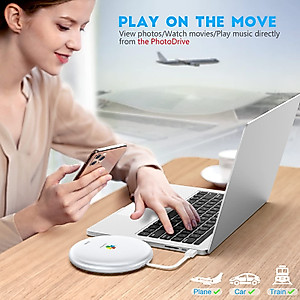 iDiskk (for iPhone 15 Series) Mfi Certified 2TB External Hard Drive for iPhone and iPad Android Mobile,MacBook &Windows PC, Photo Storage Photo Drive to Bacukp Photos/Videos,Files,Photo Storage