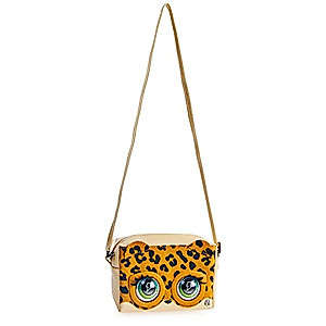Purse Pets, Leoluxe Leopard Interactive Pet Toy & Crossbody Kids Purse with Over 25 Sounds and Reactions, Shoulder Bag for Girls, Trendy Tween Gifts