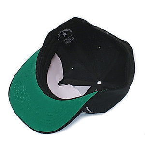 Lench Mob Hat Street Knowledge Flat Bill Snapback Cap One-Size Adult Black