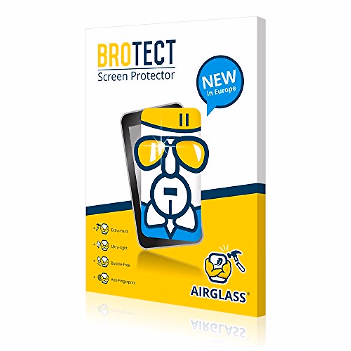 brotect AirGlass Glass screen protector for Fluke MultiMeter 289, Extra-Hard, Ultra-Light, screen guard