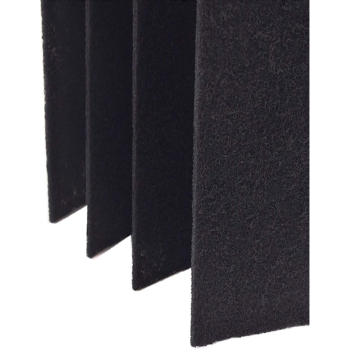 CFS – Pack of 4, Activated Carbon Pad Compatible with AQS 15 Models – Fresh & Filtered Air for Indoor, and Home – Carbon Air Filter Sheet – Black