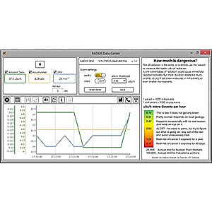 RADEX ONE Personal RAD Safety"Outdoor Edition" High Sensitivity Compact Personal Dosimeter, Geiger Counter, Nuclear Radiation Detector w/Software
