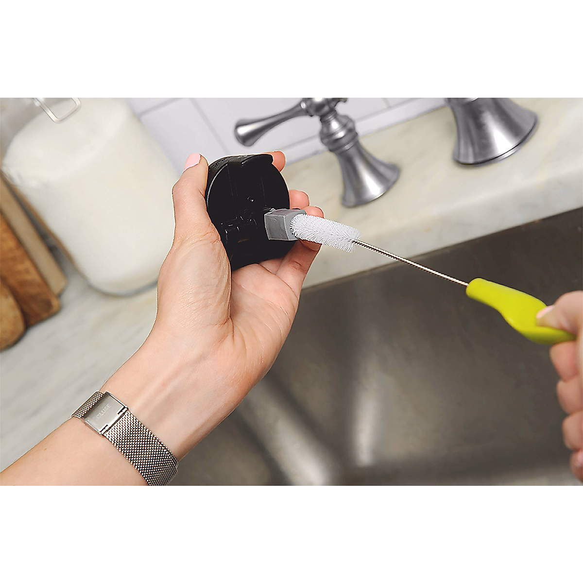 Full Circle Green Little Sipper Bottle and Straw Detail Cleaning Brush Set, One Size