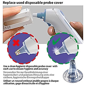 Braun Thermoscan 7 IRT6520 Thermometer + Bonus 40 ThermoScan Lens Filters