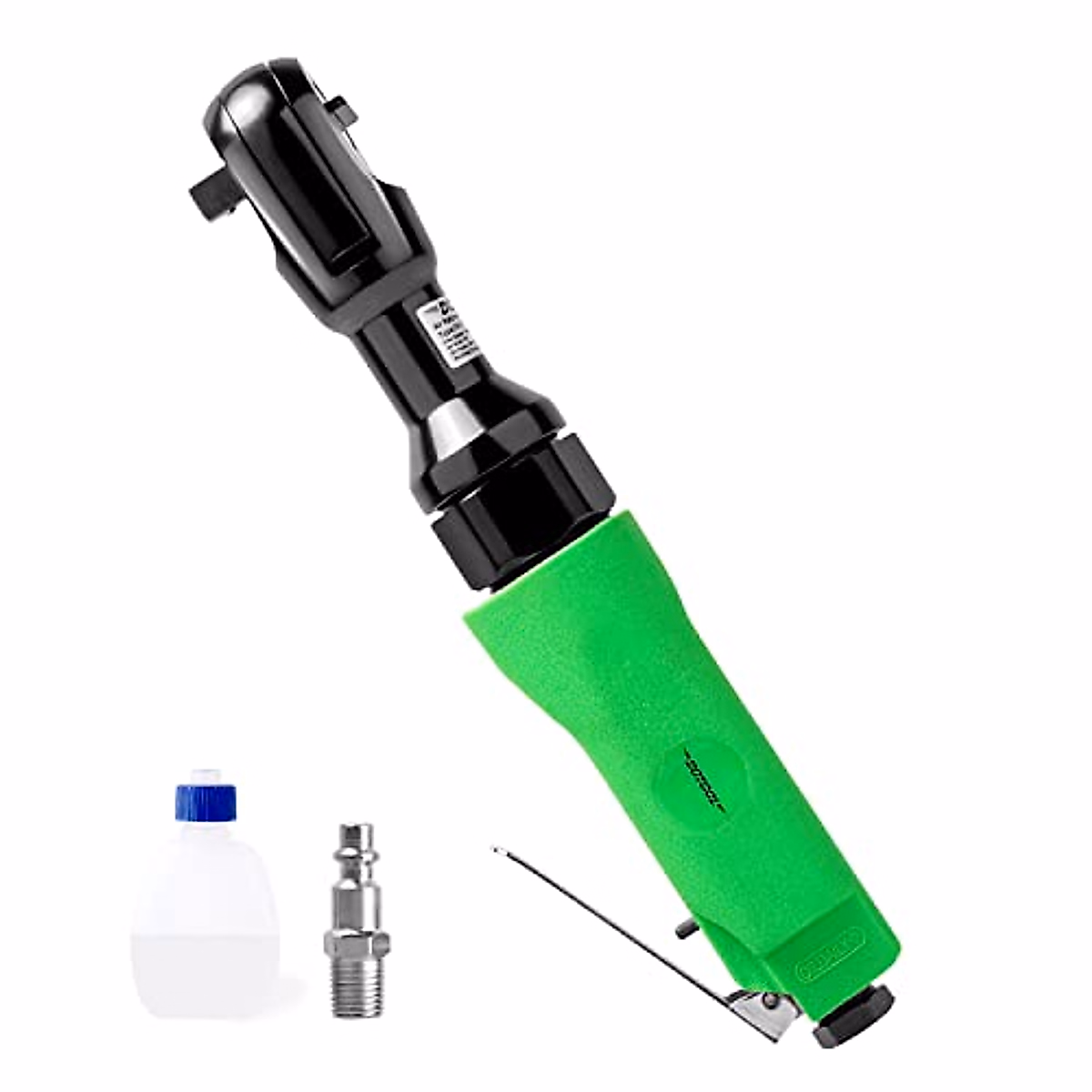 Dotool 3/8" Air Ratchet Wrench 50 ft-lbs Max Torque Output Professional Pneumatic Aluminum 160 RPM Comfort Grip, Lightweight, Compact, Forward/Reverse Control