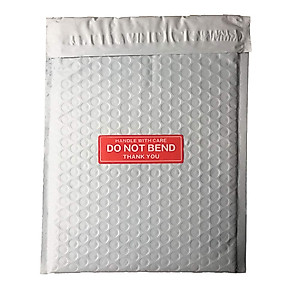 FirstZi 1x3 Inches Handle with Care - Do Not Bend - Thank You Self Adhesive Shipping Warning Labels for USPS Envelope, 1000 Stickers Per Roll