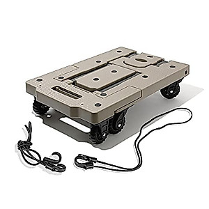 Hand Truck, COREFLEX Folding Hand Truck Foldable with 7 Wheels 500lbs Heavy Duty Hand Truck Dolly Adjustable Handle for Luggage, Travel, Moving, Shopping, Personal and Office