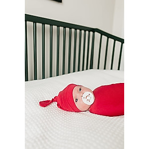 Large Premium Knit Baby Swaddle Receiving Blanket "Mara" by Copper Pearl