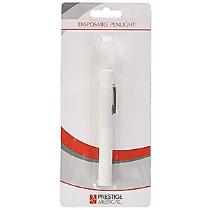 Prestige Medical Standard Disposable Penlight, White, 0.8 Ounce