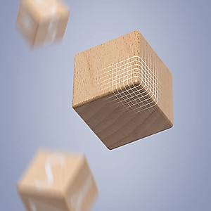 Wooden Blocks,31 PCS ABC Building Blocks,Wooden Alphabet Baby Blocks,Counting & Building Block Set,Blocks Toys for 3+ Year Old,1.18inch,Gifts