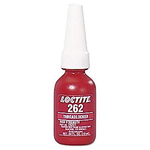 Loctite 231926 Red 262 High Strength Thread Locker, 10 mL Bottle