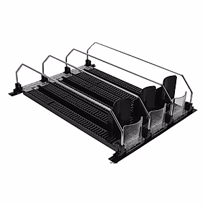 UPKOCH Automatic Drink Dispenser for Fridge Mini Fridge Organizer Water Bottle Organizer for Cabinet Drink Pusher 3 Pack