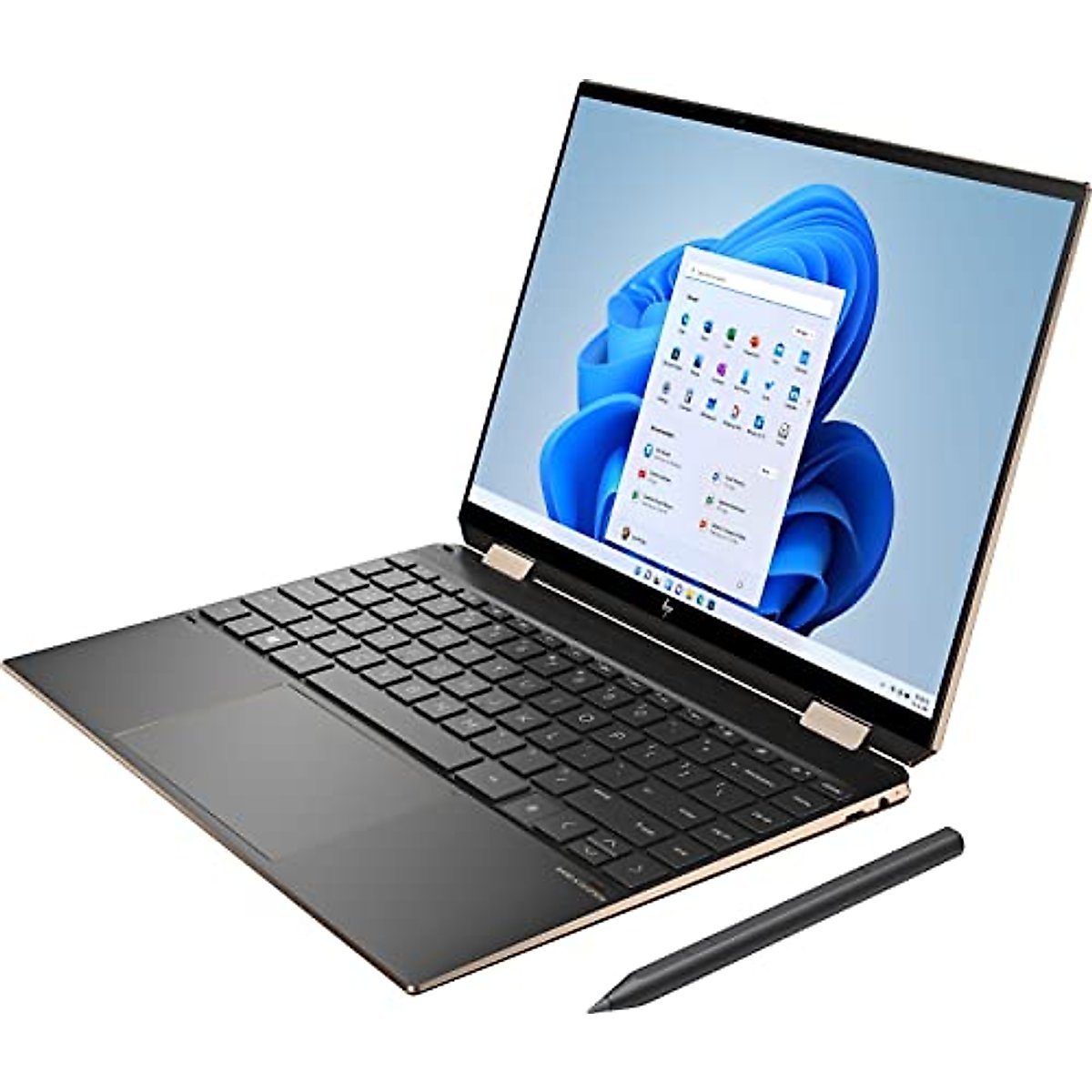 HP 2022 Spectre 2-in-1 Laptop 13.5" 3K2K OLED Touchscreen EVO 11th Intel Core i7-1195G7 Iris Xe Graphics 16GB DDR4 1TB SSD Wi-Fi 6 Thunderbolt 4 Backlit KB w/ FP and Pen Windows 11 Pro w/RATZK 32GB