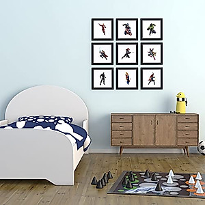 Trends International Gallery Pops Marvel Comics Avengers - Iron Man Wall Art Wall Poster, 12" x 12", Black Framed Version