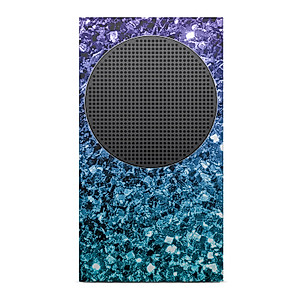 Head Case Designs Officially Licensed PLdesign Aqua Blue Art Mix Matte Vinyl Sticker Gaming Skin Case Cover Compatible with Xbox Series S Console