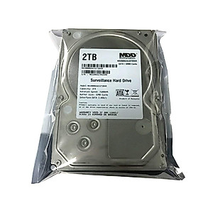 MaxDigitalData 2TB 32MB Cache 7200PM SATA 3.0Gb/s 3.5" Internal Surveillance CCTV DVR Hard Drive (MD2000GSA3272DVR) - w/2 Year Warranty (Renewed)