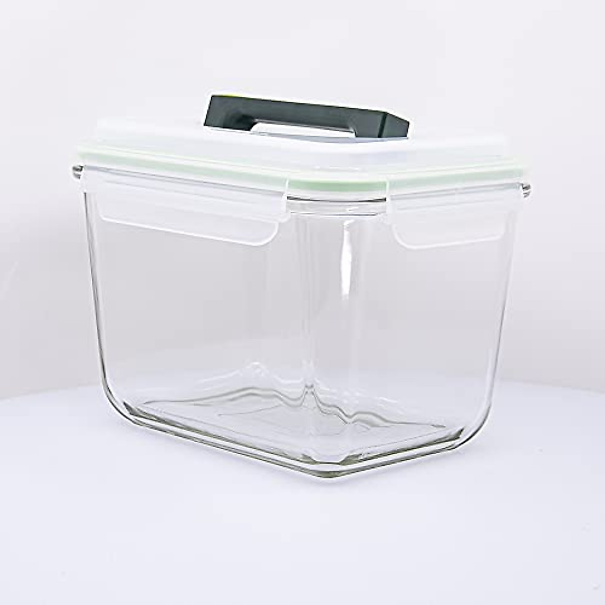 Rectangular Handy Tempered Glass Food Container 2500ml - Glasslock Airtight Anti Spill RP602