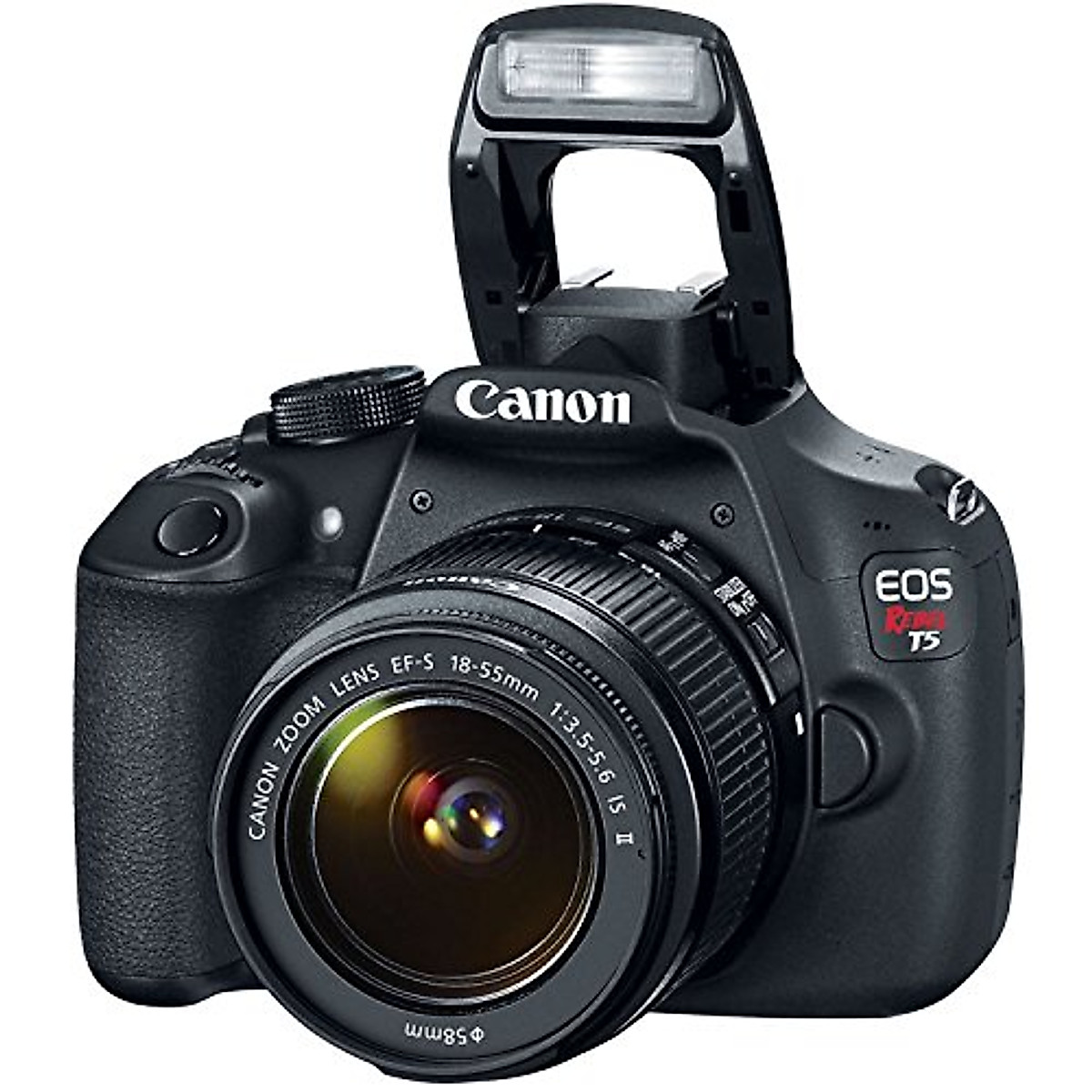 Canon EOS Rebel T5 EF-S 18-55mm is II Digital SLR Kit (Renewed)
