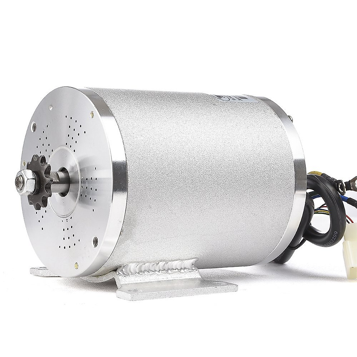 Electric Brushless DC Motor Complete Kit, 48V 2000W 4300RPM High Speed Motor, With 33A 15 Mosfet Controller, Battery Display LCD Throttle, Electric Scooter Bicycle Motorcycle Mid Drive Motor, DIY Part