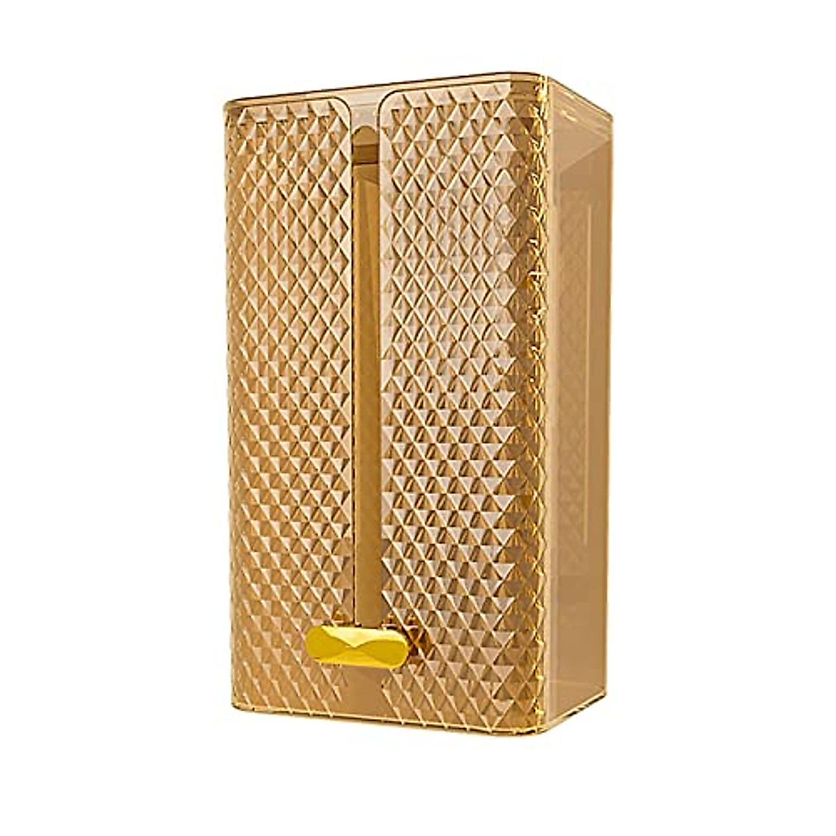 BAWHO Exquisite Tissue Paper Cover, Durable Toilet Paper Dispenser Holder for Table Toilet Paper Dispenser/Light Brown