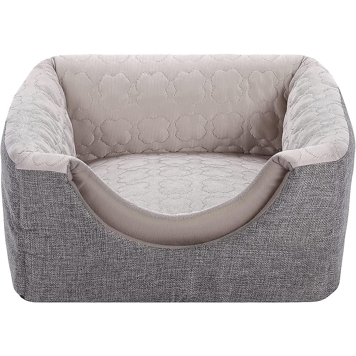 DREAMSOULE Cat Cosy Cube Bed, 3-in-1 Foldable Cat Dog Soft Sofa Cave Bed,Cool and Warm Tent Cave Microfiber Bed House with Removable Washable Cushion Pillow for Indoor Cats Small Dogs Puppy Pets