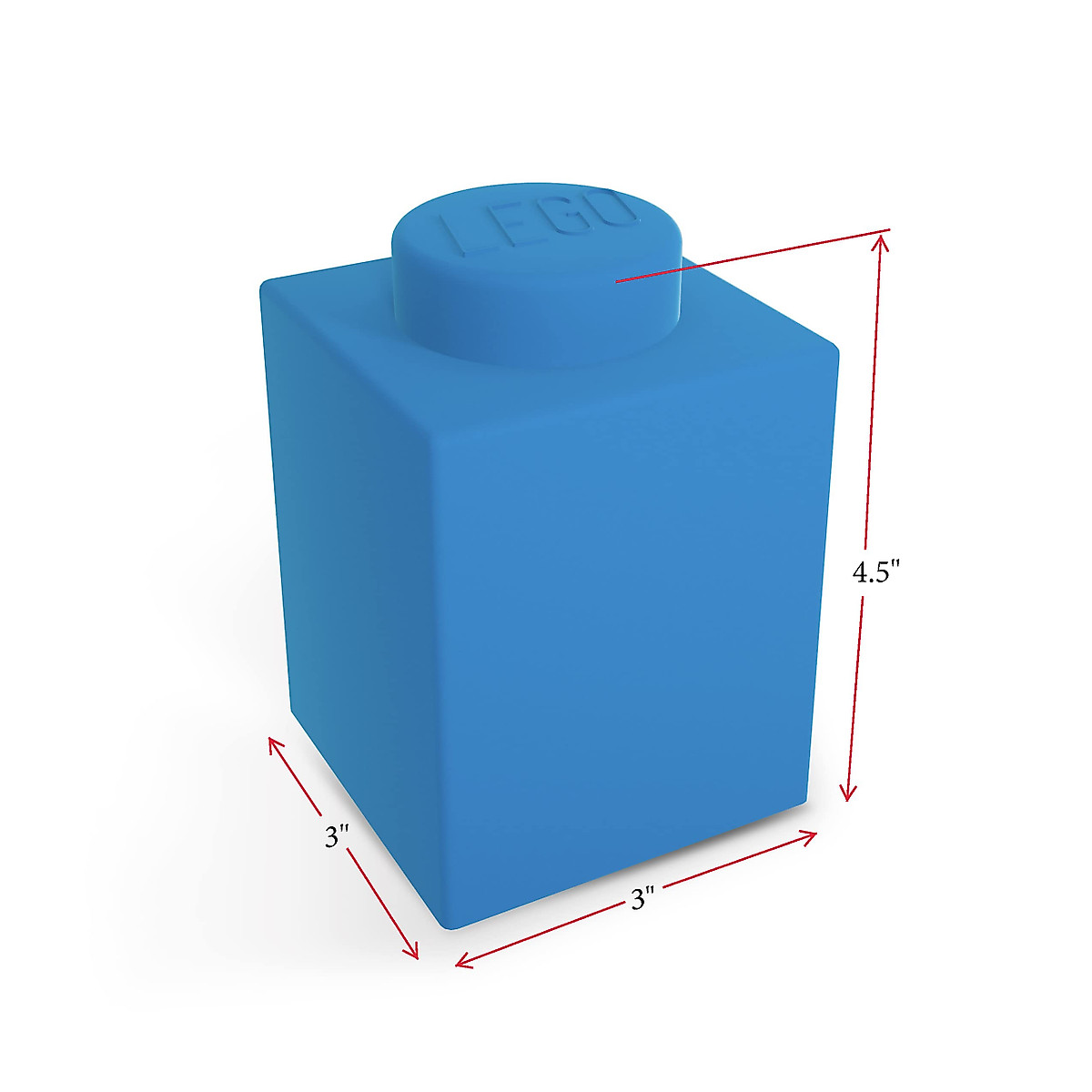 Santoki - Lego Classic 1X1 Silicone Nitelite, Blue