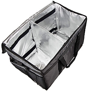 ThermalZ Insulated Food Delivery Bag, Cooler Bag, Extra Large Insulated Grocery Bags for Hot and Cold Grocery Shopping, Insulated Bag for Catering