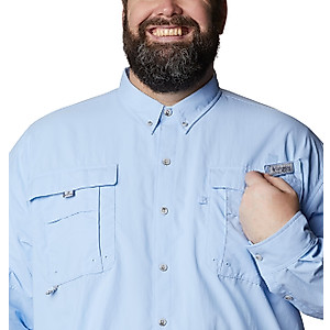 Columbia Men’s PFG Bahama™ II Long Sleeve Shirt, Sail, Large