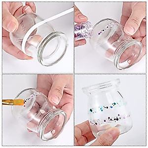 Chuangdi 1/4 inch Double-Sided Adhesive Sticky Tapes for Crafts Scrapbooking, Photos, Invitation Cards, Paper, DIY and Office School Stationery Supplies (8 Rolls)