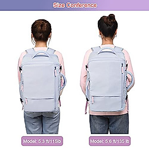 Sinaliy Large Travel Backpack for Women, 40L Carry On Backpack, 17 Inch Laptop Waterproof Backpack, College Bookbag, Backpack for Women, as Person Item Flight Approved